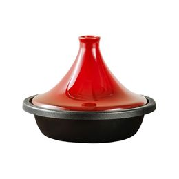 Laguiole Tajine-Topf in Rot/ Schwarz - 2 l - 37% | Kochgeschirr