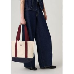 Levi's Levi's Stofftasche in Beige/ Bordeaux/ Dunkelblau - (B)43 x (H)30 x (T)15 cm - 39% | Damen-taschen