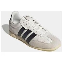 Sneaker Adidas SPORTSWEAR "BARREDA LO", Herren, Gr. 44,5, core wei&szlig;, core schwarz, warm vanilla, Leder, Synthetik, Schuhe Sneaker