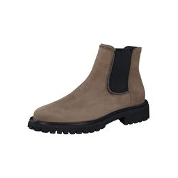 Paul Green Leder-Chelsea-Boots in Braun/ Schwarz - 44% | Gr&ouml;&szlig;e 41 | Stiefeletten