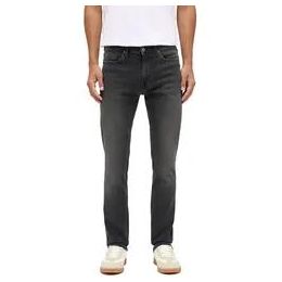 Skinny-fit-Jeans Mustang "Herren Style Frisco Skinny", Herren, Gr. 31, L&auml;nge 32, 983 schwarz, Denim/Jeans, 92% Baumwolle, 6% Elastomultiester, 2% Elasthan, unifarben, skinny fit, Jeans