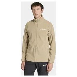 Fleecejacke Adidas TERREX "MT ESS FZ FL", Herren, Gr. XXL, blacar, Obermaterial: 100% Polyester, Jacken Fleecejacke