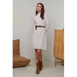 Soft Cashmere Strickkleid in Beige - 79% | Gr&ouml;&szlig;e 34/36 | Damen-kleider