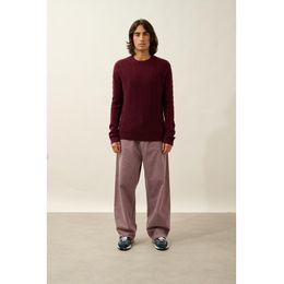 AUTHENTIC CASHMERE Kaschmir-Pullover in Bordeaux - 58% | Gr&ouml;&szlig;e XL | Herren-plussize