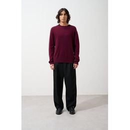 AUTHENTIC CASHMERE Kaschmir-Pullover "Nolan" in Bordeaux - 64% | Gr&ouml;&szlig;e S | Herren-plussize