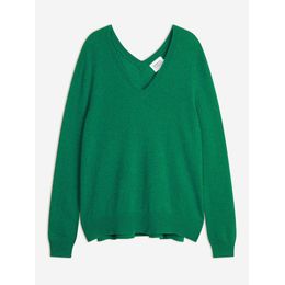 AUTHENTIC CASHMERE Kaschmir-Pullover "Giegn" in Gr&uuml;n - 62% | Gr&ouml;&szlig;e L | Damen-pullover-cardigans