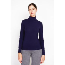 ASSUILI Longsleeve in Dunkelblau - 69% | Gr&ouml;&szlig;e 34 | Damen-tops
