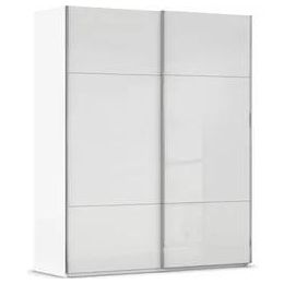 Schwebet&uuml;renschrank Rauch "Kleiderschrank Schrank Garderobe Schlafzimmerschrank CONTIDO", wei&szlig; (alpinwei&szlig;, glas kristallwei&szlig;), B:181cm H:223cm T:68cm, Holzwerkstoff, Schr&auml;nke, Schwebet&uuml;renschrank, aus hochwertigem Material in 6 Breiten 2 Griff-Farben MADE IN GERMANY