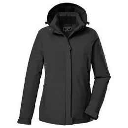 Funktionsjacke Killtec "KOW 250 WMN JCKT", Damen, Gr. 40, schwarz, Obermaterial: 100% Polyester;Futter: 100% Polyester;F&uuml;llung: 100% Polyester, Jacken Funktionsjacke, Wasserdichte Damenjacke, atmungsaktiv, abnehmbare Kapuze