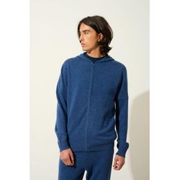 AUTHENTIC CASHMERE Kaschmir-Cardigan "Neurre" in Dunkelblau - 65% | Gr&ouml;&szlig;e M | Herren-pullover-cardigans