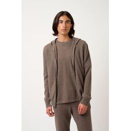 AUTHENTIC CASHMERE Kaschmir-Cardigan "Neurre" in Braun - 62% | Gr&ouml;&szlig;e XL | Herren-pullover-cardigans