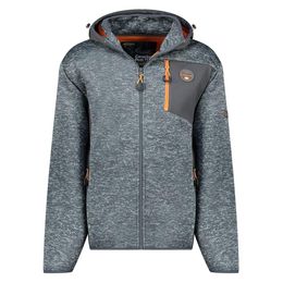 Canadian Peak Fleecejacke "Tankeak" in Grau - 73% | Gr&ouml;&szlig;e XL | Herren-pullover-sport