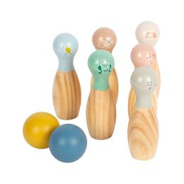 Small Foot Bowlingspiel in Natur/ Bunt - ab 3 Jahren - 26% | Gesellschaftsspiele