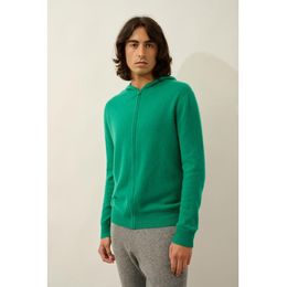 AUTHENTIC CASHMERE Kaschmir-Cardigan "Neurre" in Gr&uuml;n - 64% | Gr&ouml;&szlig;e S | Herren-pullover-cardigans