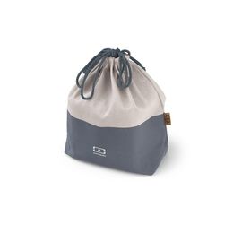 Monbento Lunchtasche ''Pochette L'' in Beige/ Blau - (B)20,5 x (H)25 x (T)10,5 cm - 35% | Damen-outdoor-ausruestung
