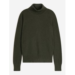 AUTHENTIC CASHMERE Kaschmir-Rollkragenpullover "Roxane" in Khaki - 57% | Gr&ouml;&szlig;e L | Damen-pullover-cardigans
