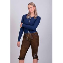 Edelnice Lederhose "Juliane" in Braun - 31% | Gr&ouml;&szlig;e 42 | Damen-leder-hosen