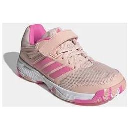 Hallenschuh Adidas PERFORMANCE "SPEEDCOURT INDOOR KIDS", M&auml;dchen, Gr. 35, blush pink, lucid pink, ftwr wei&szlig;, Synthetik, Textil, Schuhe Hallenschuh, geeignet f&uuml;r jeden Hallensport, Indoorschuhe f&uuml;r Kinder & Jugendliche