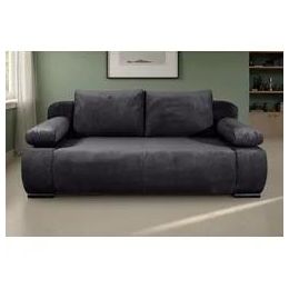 Schlafsofa Collection AB "Moritz", dunkelgrau, B:200cm H:85cm T:98cm, 100%Polyester, Sofas, Schlafsofa