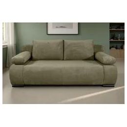 Schlafsofa Collection AB "Moritz", olive, B:200cm H:85cm T:98cm, 100%Polyester, Sofas, Schlafsofa