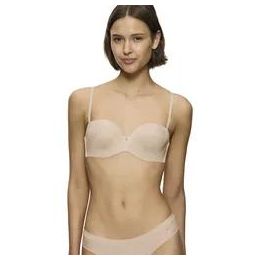 Balconette-BH Triumph "Body Make-Up Essentials", Damen, Gr. 75, Cup A, beige, Microtouch, Obermaterial: 48% Polyamid, 32% Polyester, 11% Elasthan, 9% sonstige Fasern, Basic, BHs Balconette-BH, Stretch-Spitze, Multiway-Tr&auml;ger abnehmbar, weich, feminin