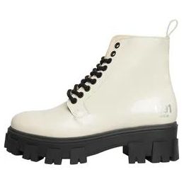 Schn&uuml;rboots N91 "Style Choice NN", Damen, Gr. 37, braun (hellbraun), Leder, Schuhe Schn&uuml;rboots
