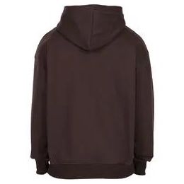Kapuzenpullover DROPSIZE "Dropsize HEAVY OVERSIZE HD LOGO HOODIE", Herren, Gr. S, chocolate, 70% Baumwolle, 30% Polyester, mehrfarbig, oversize, ohne Ausschnitt, Pullover Kapuzenpullover