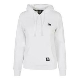 Rundhalspullover STARTER Black Label "Starter Black Label Damen Ladies Starter Essential Hoody", Herren, Gr. L, wei&szlig;, 65% Baumwolle, 35% Polyester, unifarben, normal, ohne Ausschnitt, Pullover Rundhalspullover