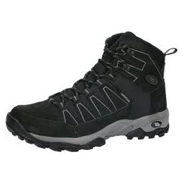Br&uuml;tting Outdoorschuh BR&Uuml;TTING "Outdoorstiefel Mount Pinos High", Damen, Gr. 45, schwarz, Leder, Schuhe Outdoorschuh