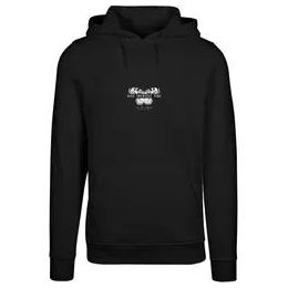 Mister Tee Kapuzensweatshirt MISTERTEE "MisterTee Herren Give Yourself Time Hoody", Herren, Gr. S, schwarz, 65% Baumwolle, 35% Polyester, bedruckt, Sweatshirts