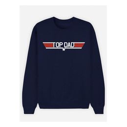 WOOOP Sweatshirt "Top Dad" in Dunkelblau - 61% | Gr&ouml;&szlig;e S | Herren-plussize