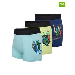 Lego 3er-Set: Boxershorts in Blau/ Gelb - 43% | Gr&ouml;&szlig;e 128/134 | Kinder-waesche