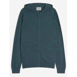 AUTHENTIC CASHMERE Kaschmir-Cardigan "Neurre" in Petrol - 64% | Gr&ouml;&szlig;e L | Herren-pullover-cardigans