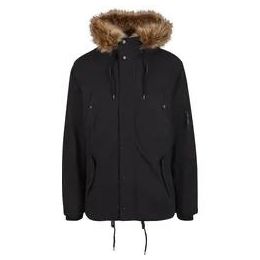 Wintermantel BRANDIT "Brandit Brandit Men Fish Tail Parka", Herren, Gr. S, schwarz, 100% Baumwolle, M&auml;ntel Wintermantel