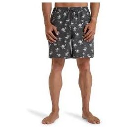 Boardshorts Billabong "Wasted Times 18.5", Herren, Gr. M, grau (raven), Obermaterial: 72% Microfaser, 20% Walkfrottier, 8% Elasthan;, Hosen