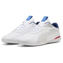 Sneaker Puma "BMW M Motorsport Neo Cat 3.0 Sneakers Erwachsene", Damen, Gr. 45, wei&szlig; silber metallic, Obermaterial: Synthetik, Textil. Futter: Textil. Innensohle: Textil. Laufsohle: Gummi, Schuhe Sneaker
