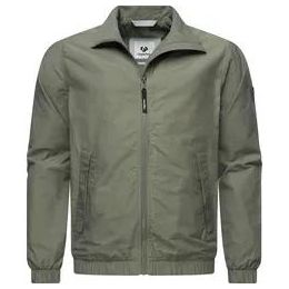 Outdoorjacke Ragwear "Holdeon", Herren, Gr. S (48), gr&uuml;n, Obermaterial: 68% Baumwolle, 32% Nylon. Innenfutter: 100% Polyester, gerade h&uuml;ftbedeckend, hoch geschlossener Ausschnitt, &Auml;rmel ohne &Auml;rmelschlitz elastischer Bund mit Gummizug, Jacken Outdoorjacke, Stylische Herren &Uuml;bergangsjacke aus Ripstop-Material