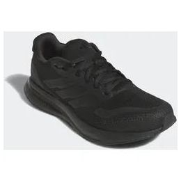 Laufschuh Adidas PERFORMANCE "RUNFALCON 5 WIDE", Herren, Gr. 42, coreschwarz, coreschwarz, ftwwht, Synthetik, Textil, Schuhe Laufschuh, weit geschnitten, breite Passform