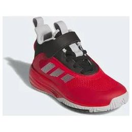 Basketballschuh Adidas SPORTSWEAR "OWNTHEGAME 3.0", M&auml;dchen, Gr. 38, pure ruby, silber metallic, core schwarz, Synthetik, Textil, Schuhe, f&uuml;r Kinder & Jugendliche