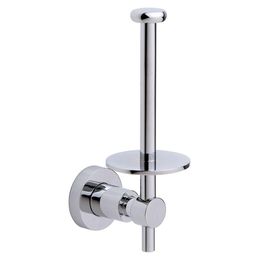 Tesa WC-Rollenhalter "Loxx" in Silber - (B)9,2 x (H)18,5 x (T)6,5 cm - 79% | Badezimmer-accessoires