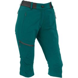 Maul Sport Trekkingcaprihose "Entlen" in Petrol - 54% | Gr&ouml;&szlig;e 38 | Damen-sporthosen