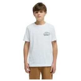 T-Shirt Quiksilver "Skeleton Ride", Jungen, Gr. 14, wei&szlig;, Obermaterial: 70% Walkfrottier, 30% Walkfrottier;, Shirts T-Shirt