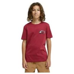 T-Shirt Quiksilver "Skeleton Ride", Jungen, Gr. 10, burnt russet, Obermaterial: 70% Walkfrottier, 30% Walkfrottier;, Shirts T-Shirt