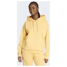 Kapuzensweatshirt Adidas SPORTSWEAR "ESSENTIALS SMALL LOGO FEEL COZY HOODIE", Gr. S, semi ice tangerine, wei&szlig;, Obermaterial: 70% Baumwolle, 30% Polyester, angesetztes B&uuml;ndchen, Sweatshirts