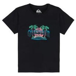 T-Shirt Quiksilver "Ev Palm Horizon", Jungen, Gr. 2(84-92cm), schwarz, Obermaterial: 70% Walkfrottier, 30% Walkfrottier;, Shirts T-Shirt