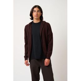 AUTHENTIC CASHMERE Kaschmir-Cardigan "Neurre" in Dunkelbraun - 62% | Gr&ouml;&szlig;e S | Herren-pullover-cardigans