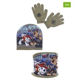 PAW PATROL 3tlg. Winteraccessoires-Set "PAW PATROL" in Bunt - 45% | Gr&ouml;&szlig;e 52 cm | Kindermuetzen