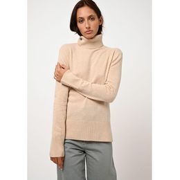 AUTHENTIC CASHMERE Kaschmir-Rollkragenpullover "Fornet" in Beige - 68% | Gr&ouml;&szlig;e XL | Damen-pullover-cardigans