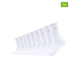 Camano 9er-Set: Tennissocken in Wei&szlig; - 48% | Gr&ouml;&szlig;e 35-38 | Damen-outdoor-ausruestung