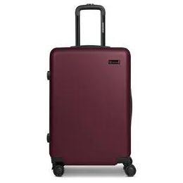 Trolley SMARTBOX "Edition 05 4 Rollen Trolley 66 cm", Gr. 69 l, bordeaux, ABS, Koffer